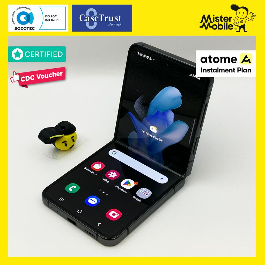 Galaxy Z Flip 4 Graphite 128GB, Mobile Phones & Gadgets, Mobile Phones ...