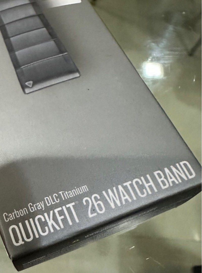 Garmin Titanium Quickfit Watch band 26mm, Mobile Phones & Gadgets ...