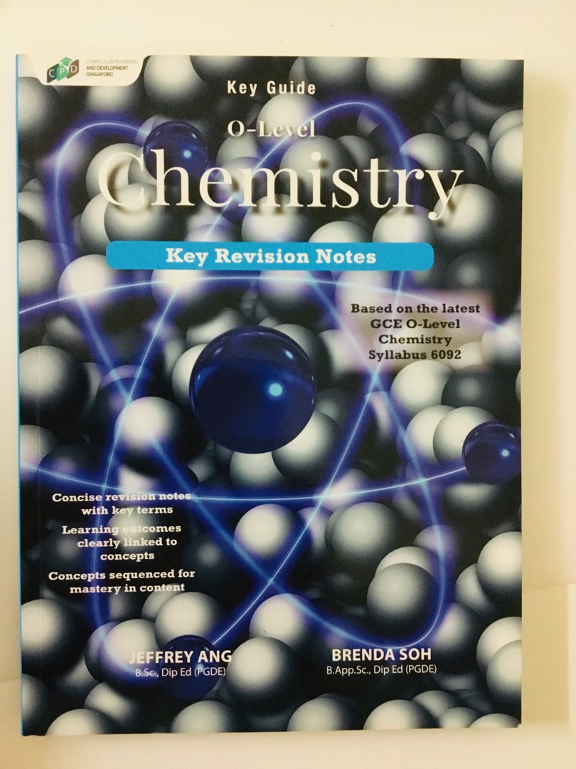 GCE O-Level CHEMISTRY revision notes, Hobbies & Toys, Books & Magazines ...