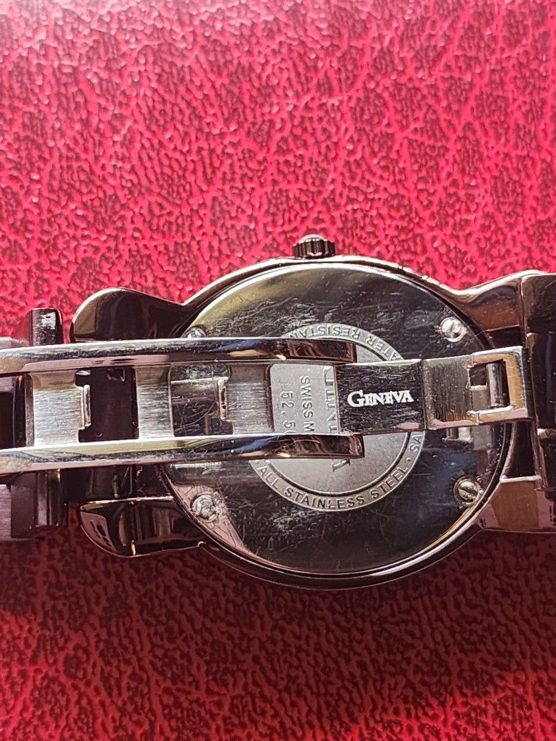 Geneva Quartz diamond, Women's Fashion, Watches & Accessories, Watches ...