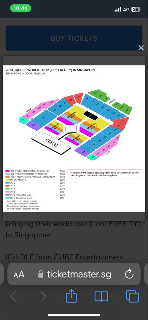Gidle Concert Singapore tickets 29 Oct, Tickets & Vouchers, Event ...