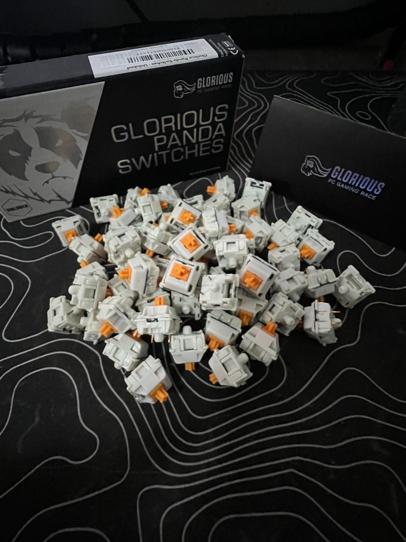 Glorious Panda Switches (Tactile) (68 Switches) on Carousell