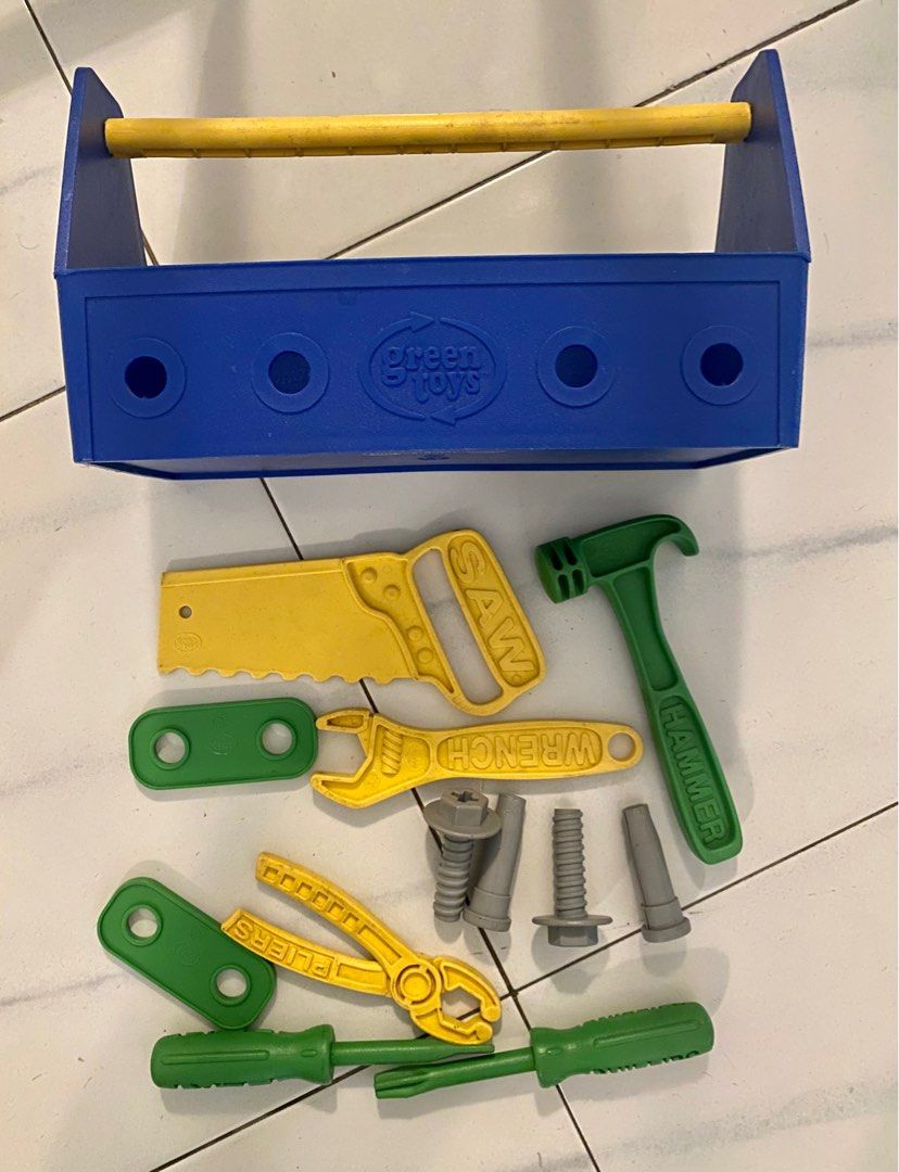 Green Toys Tool Set 100% Recycled Plastic BPA and PVC free, Hobbies ...