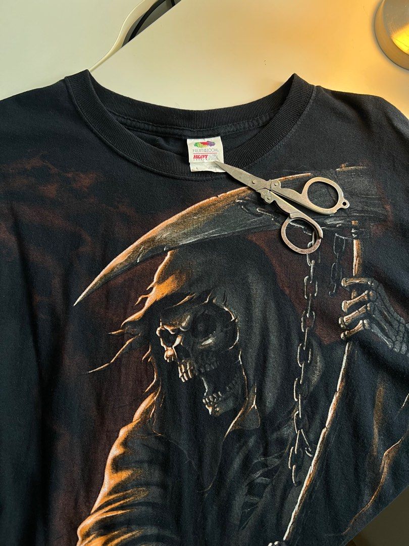 grim reaper tee FOTL, Men's Fashion, Tops & Sets, Tshirts & Polo Shirts ...