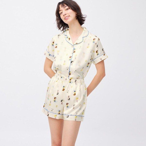 GU Peanuts satin pajamas on Carousell