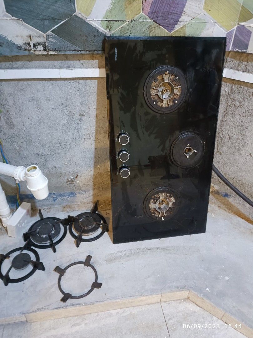 Hafele Germany 3-burner hob, Furniture & Home Living, Kitchenware ...