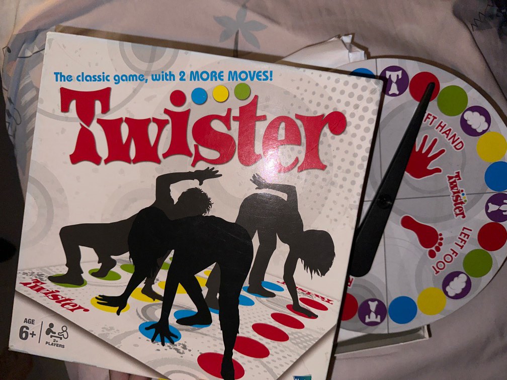 Hasbro Large Human Twister Game Board, Hobbies & Toys, Toys & Games on ...