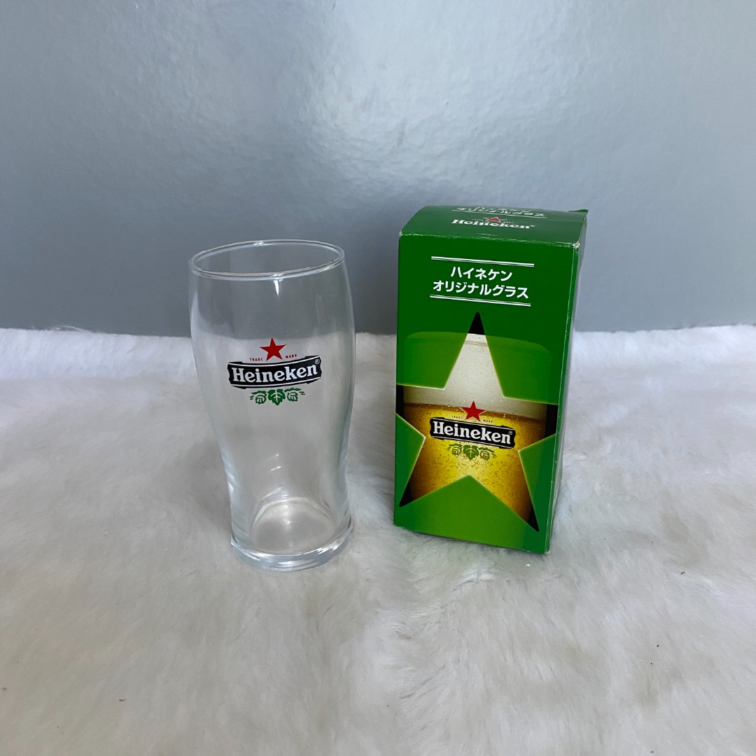 Heineken Clear Glass Beer Tumbler on Carousell