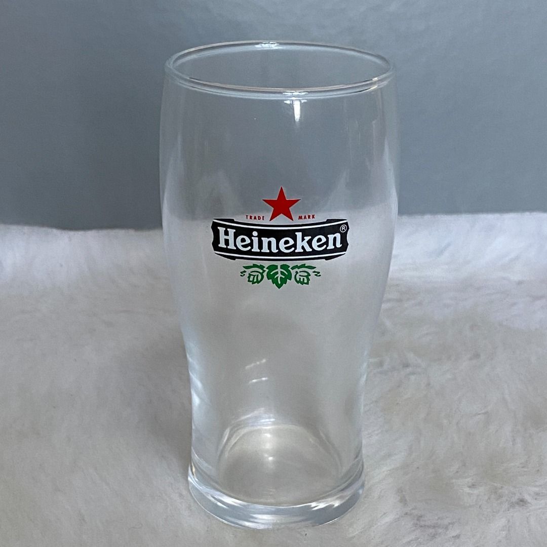 Heineken Clear Glass Beer Tumbler on Carousell