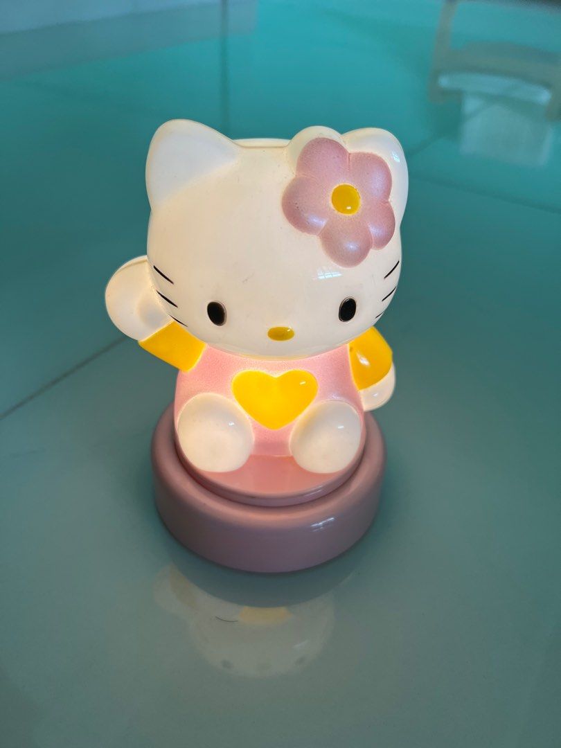 Hello kitty table lamp, Furniture & Home Living, Lighting & Fans ...