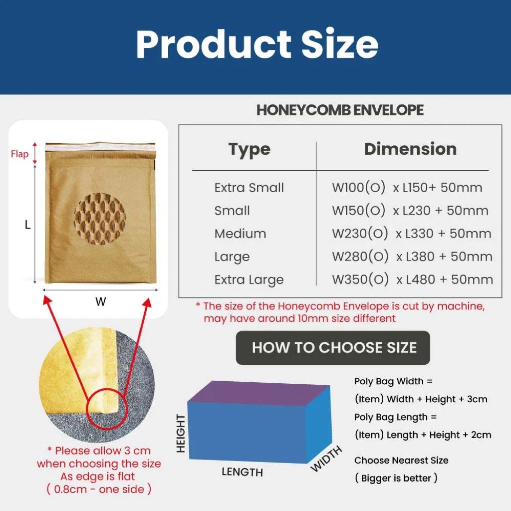 Honeycomb Paper Envelope | Replace bubble wrap envelope, Hobbies & Toys ...
