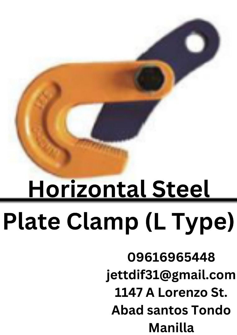 Horizontal Steel Plate Clamp (L Type) on Carousell
