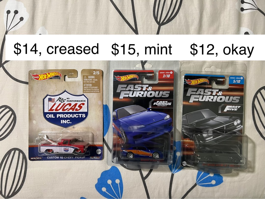 Hot wheels FnF Silvia S15, Hako & Lucas Oil Chevy, Hobbies & Toys, Toys ...