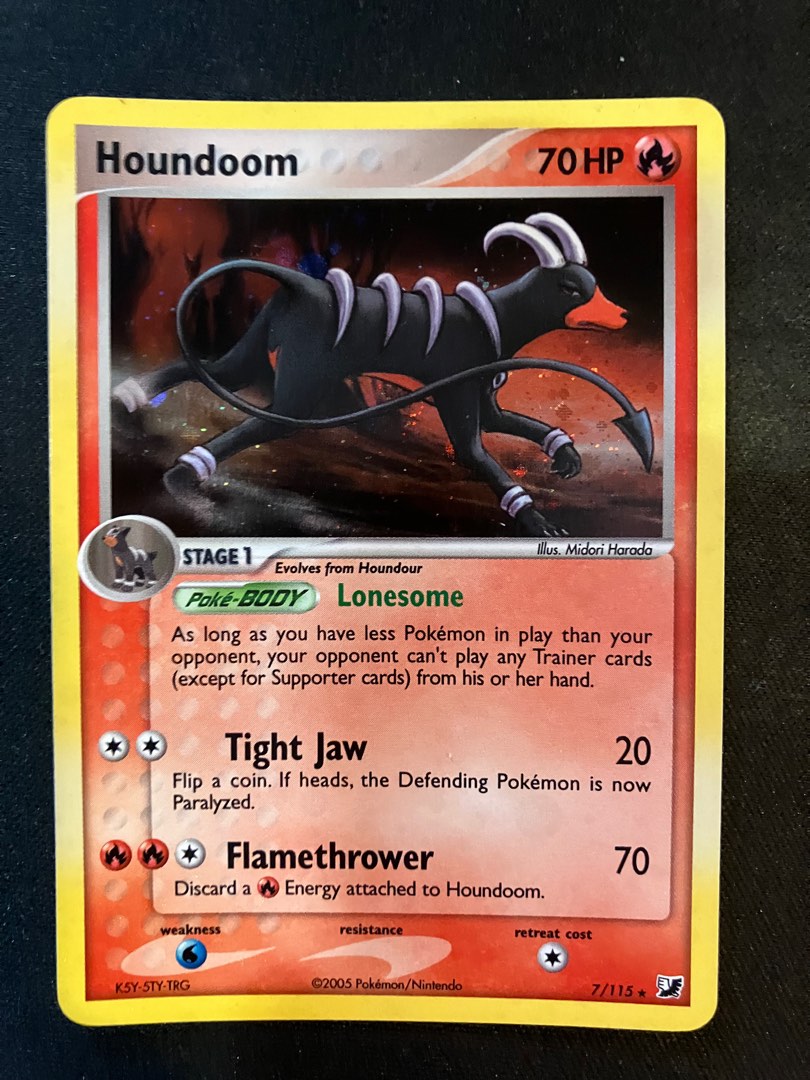 Houndoom Holo Rare Unseen Forces on Carousell