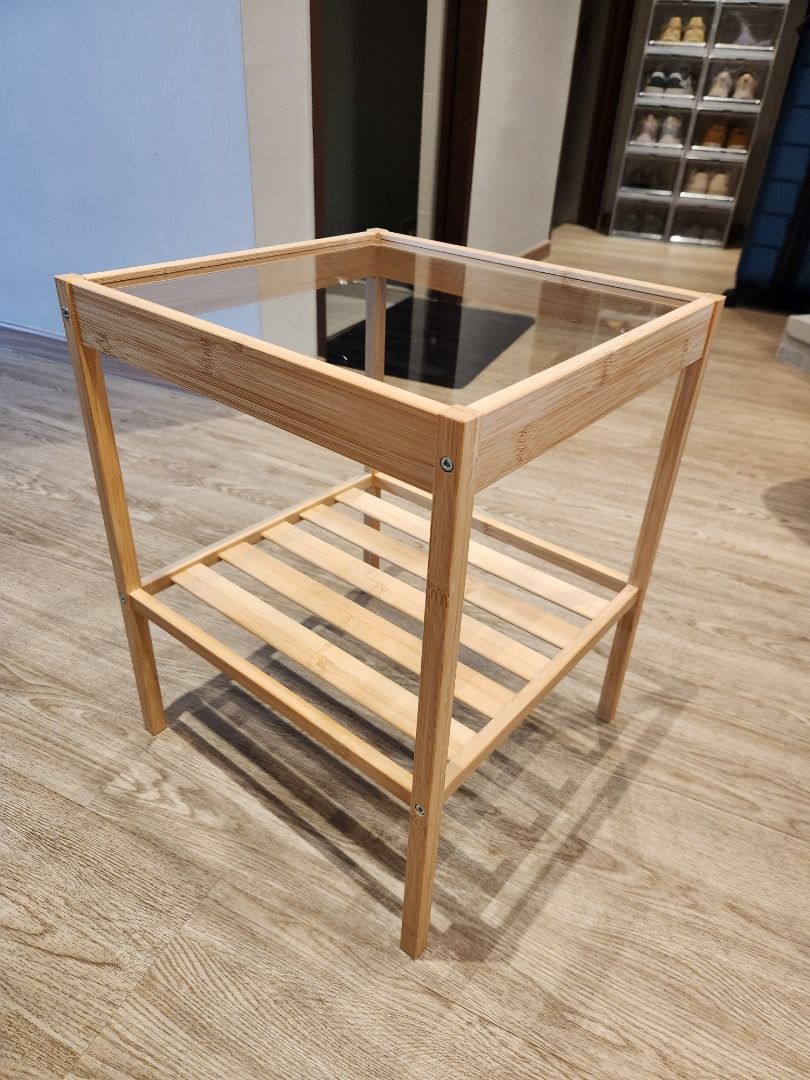 IKEA - NESNA Bamboo Bedside Table, Furniture & Home Living, Furniture ...