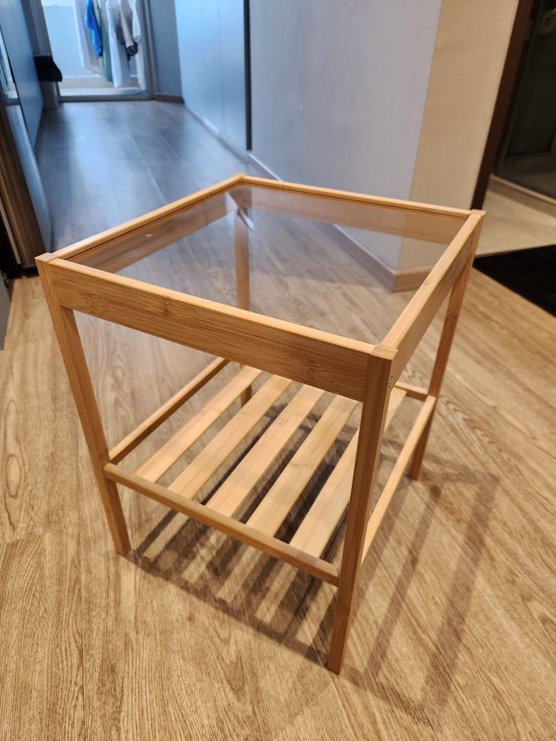 IKEA - NESNA Bamboo Bedside Table, Furniture & Home Living, Furniture ...