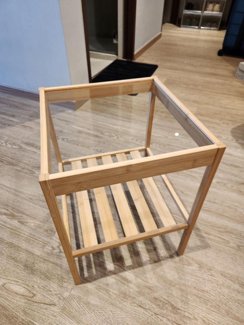 IKEA - NESNA Bamboo Bedside Table, Furniture & Home Living, Furniture ...