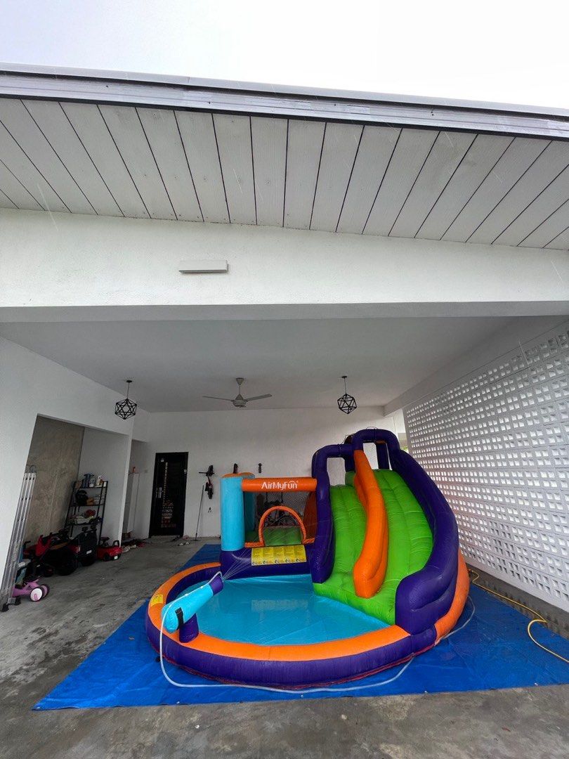 Indoor Play Waterpark Inflatable Soopa Doopa Bouncy Castle Water Slide ...