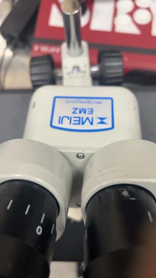 Japanese Meiji Stereo Microscope with lamp, Computers & Tech, Office ...