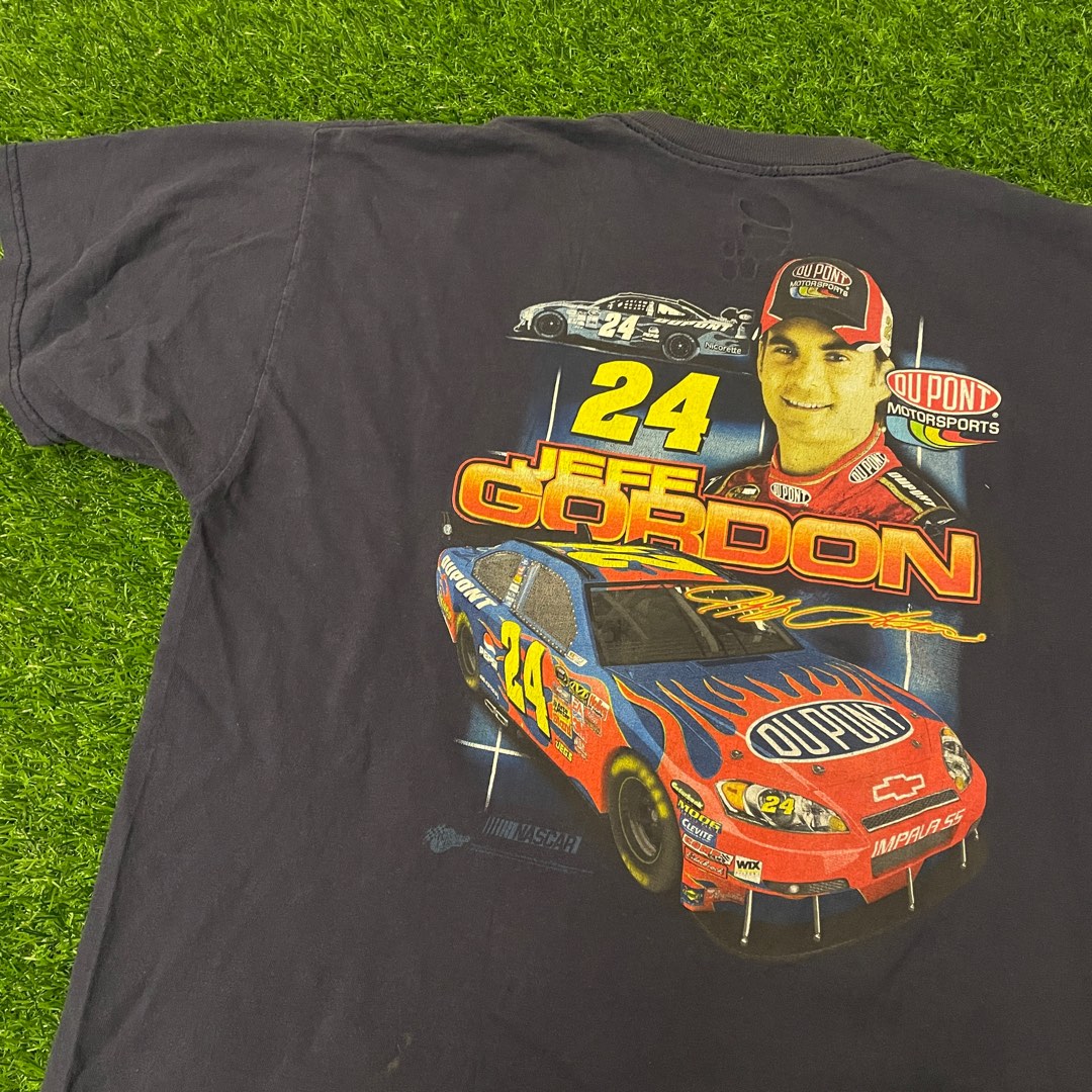 Jeff Gordon Rap Tee Style Mega Print Nascar Shirt on Carousell