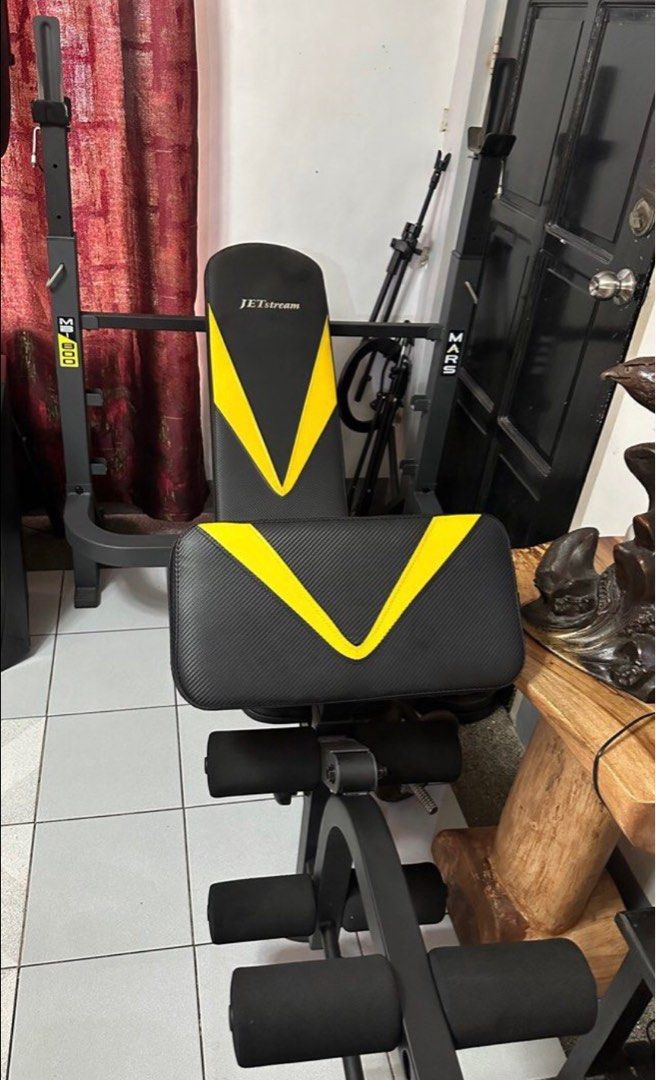 Jetstream Mb800 Bench Press with Bar and Plates, Sports Equipment ...