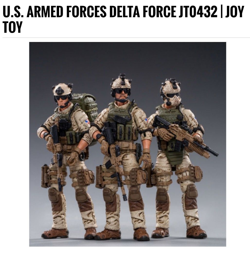 Joy Toy 1/18 U.S. 1st SFOD-D action figures, Hobbies & Toys, Toys ...