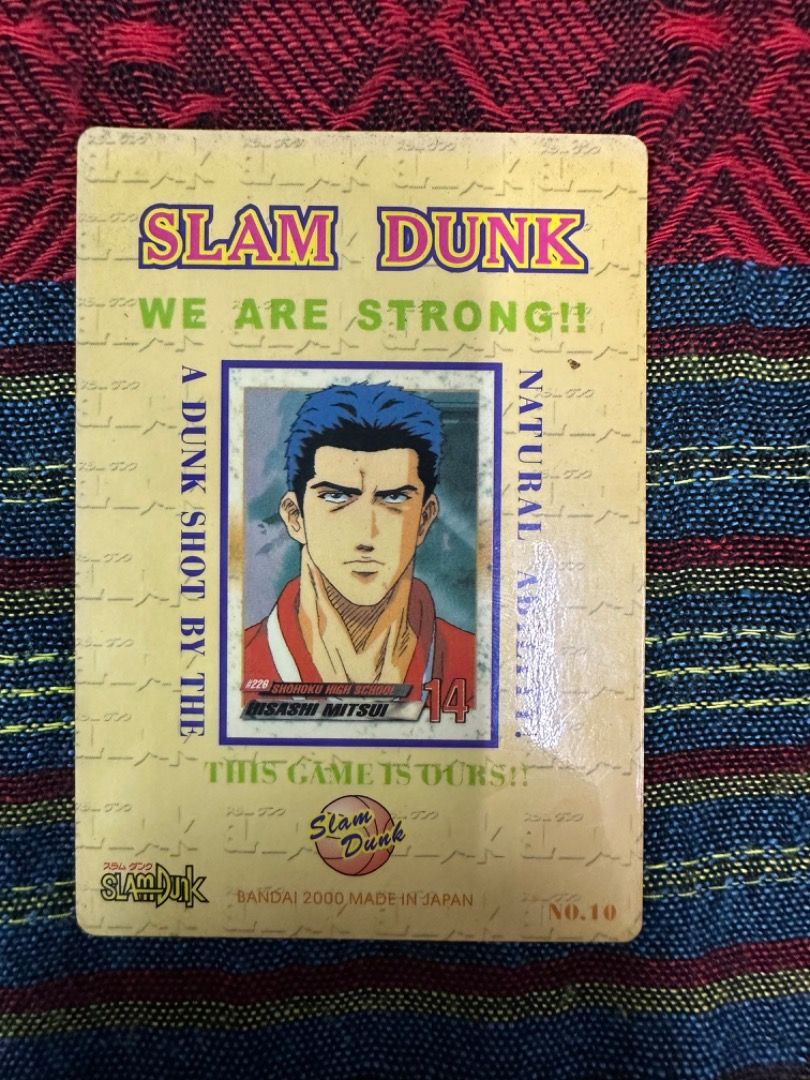 KAD SLAMDUNK / SLAMDUNK CARD HARUKO, MITSUI, AKAGI ROKAWA SENDOH MAKI ...