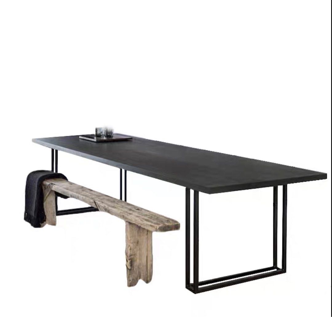 KAIZEN Modern Solid Wood Dining Table / Office Desk, Furniture & Home ...
