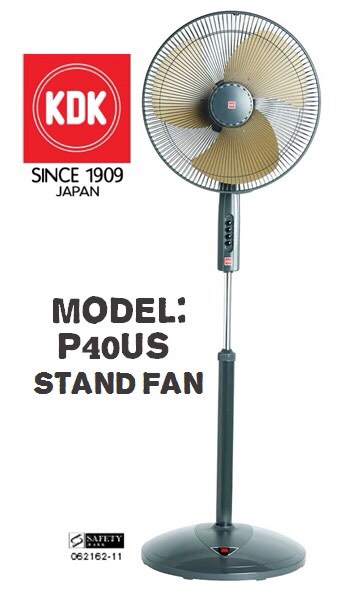 KDK P40US STANDING FAN GOLD STAND FAN, Furniture & Home Living ...