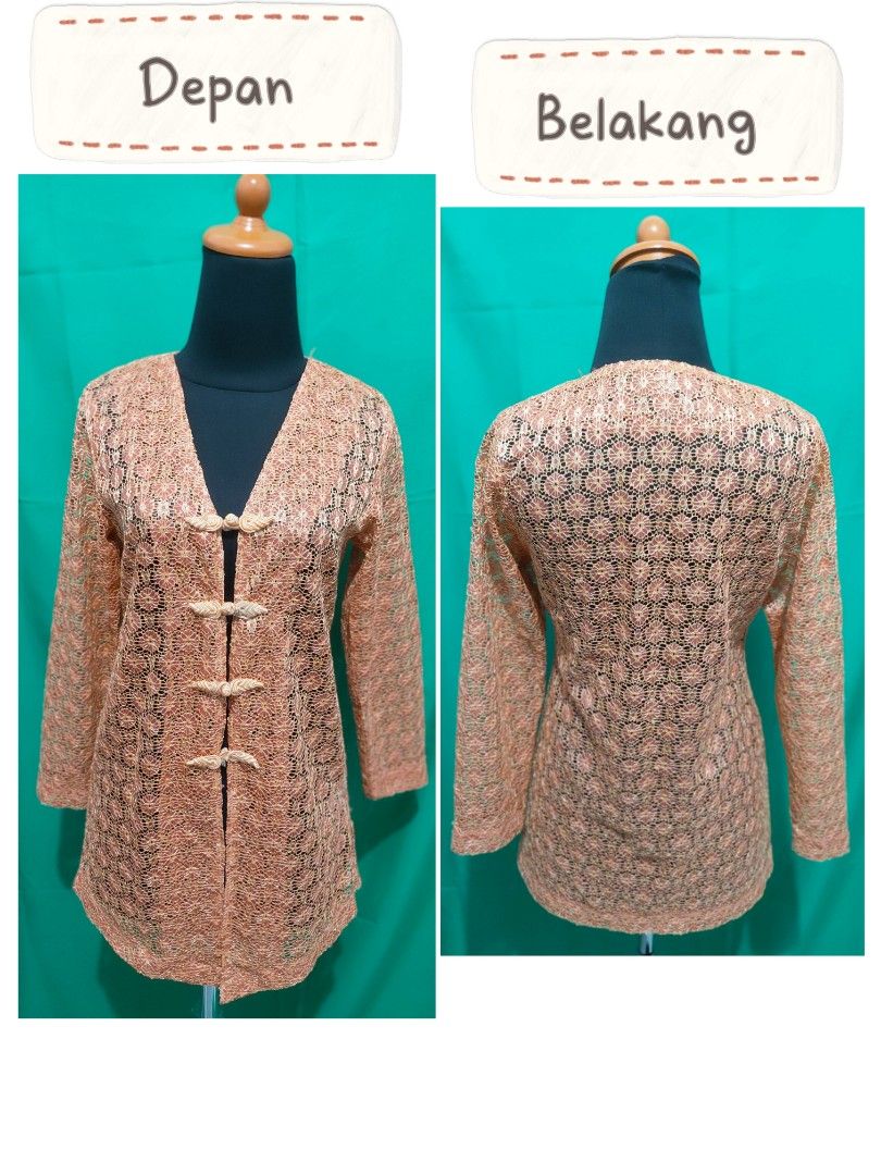 Kebaya Modern / Kebaya Transparan / Kebaya Orange / Kebaya terawang ...