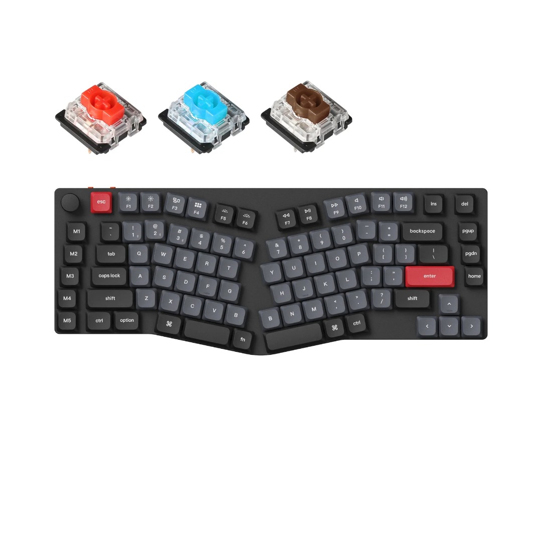 Keychron K15 Pro (Alice Layout) QMK/VIA Wireless Custom Mechanical ...