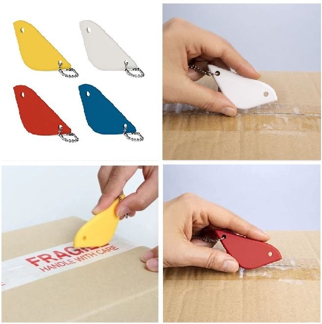 KIKKERLAND Birdy Box Cutter Safety Package Opener Safe Cutting Tool ...