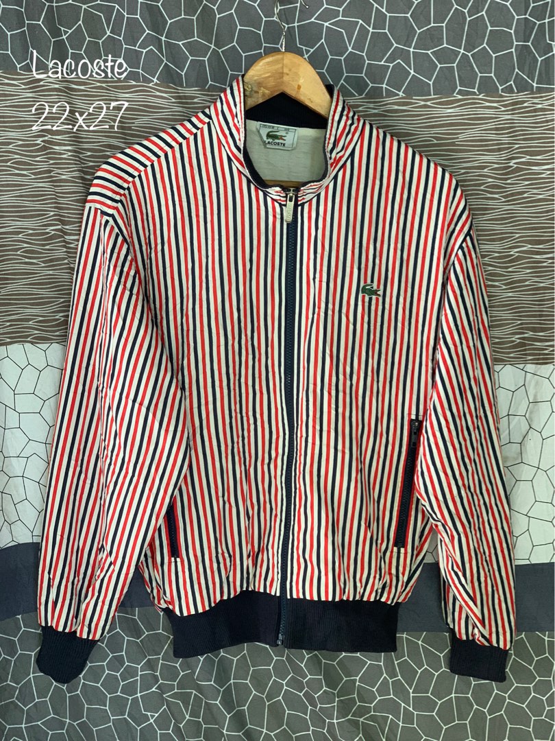 Lacoste Vintage Jacket, Men's Fashion, Tops & Sets, Hoodies on Carousell
