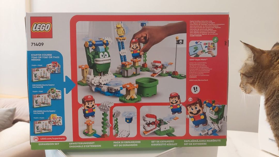 LEGO® Super Mario™ sky level with the Big Spike’s Cloudtop Challenge ...