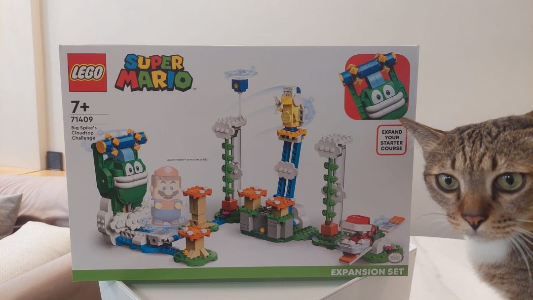 LEGO® Super Mario™ sky level with the Big Spike’s Cloudtop Challenge ...