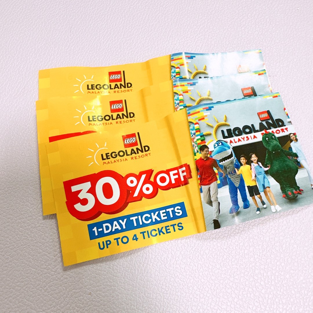 Legoland Ticket Discount 30%, Tickets & Vouchers, Event Tickets on ...