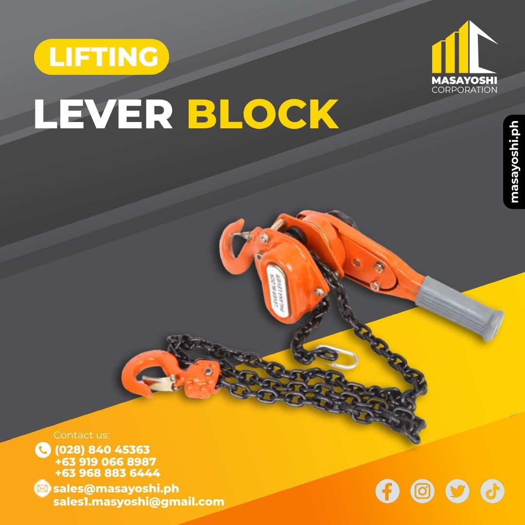 Lever Block | Heavy Duty | Construction Equipment | Construction ...