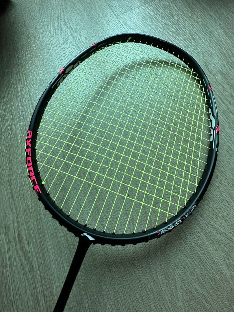 Li Ning Badminton Racket AXFORCE CANNON, Sports Equipment, Sports ...