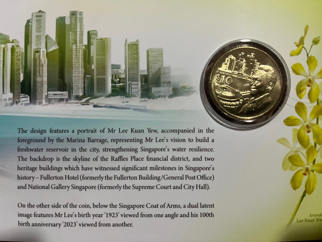 LKY100 Coin, Hobbies & Toys, Memorabilia & Collectibles, Currency on ...