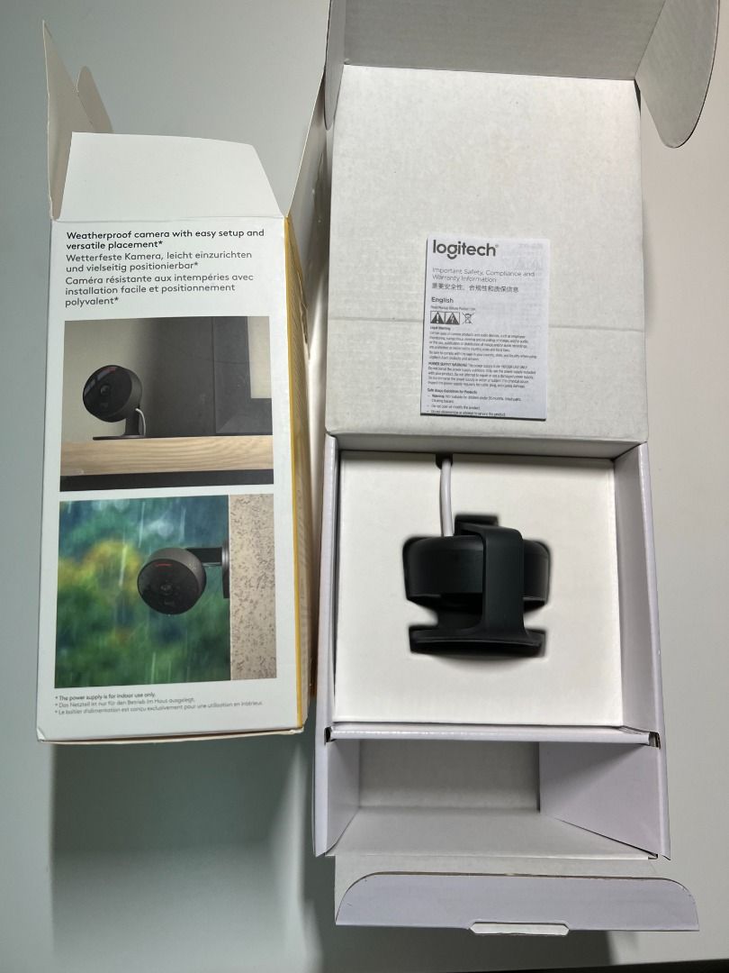 Logitech Circle View Security Camera - Apple HomeKit Enabled, Furniture & Home Living, Security ...