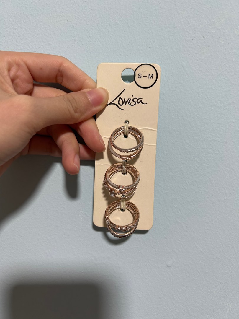 lovisa ring set, Women's Fashion, Watches & Accessories, Other ...