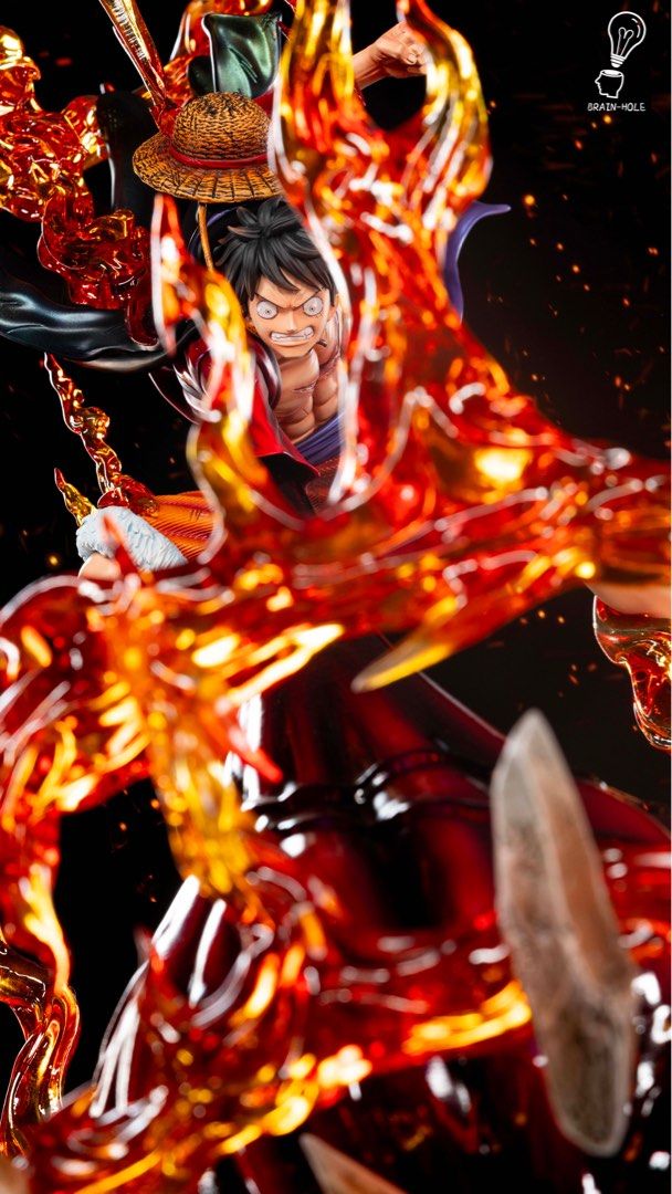 Luffy Red Roc GK Figure Brain-Hole Studio One Piece, Hobbies & Toys ...