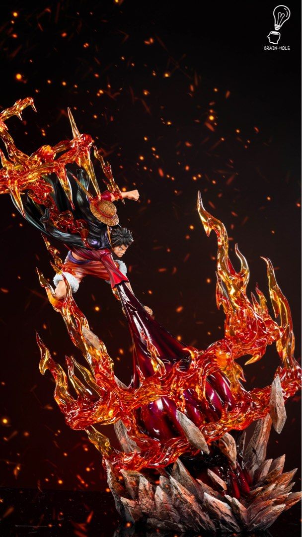 Luffy Red Roc GK Figure Brain-Hole Studio One Piece, Hobbies & Toys ...