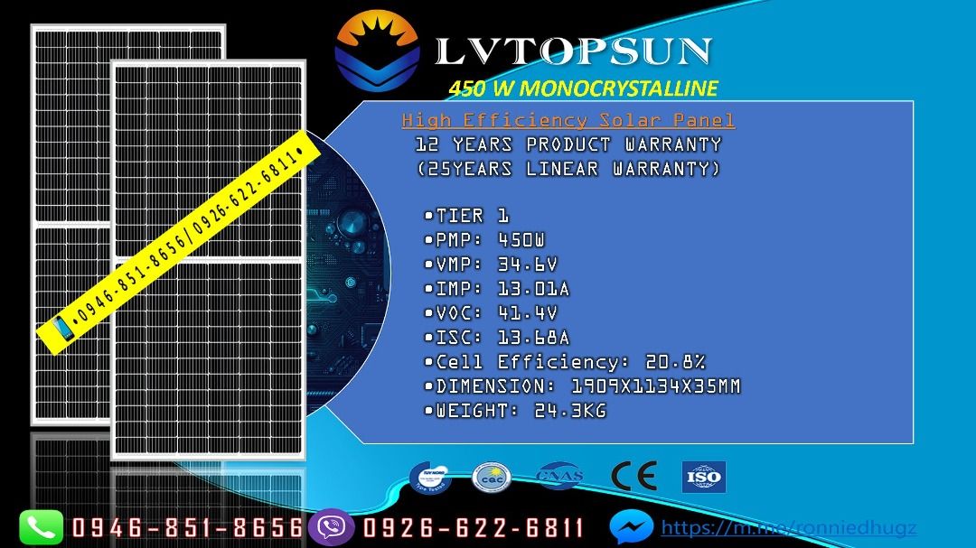 LVTOPSUN SOLAR PANELS, Commercial & Industrial, Construction & Building ...