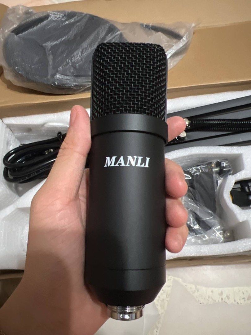 MANLI professional condenser microphone, Audio, Microphones on Carousell