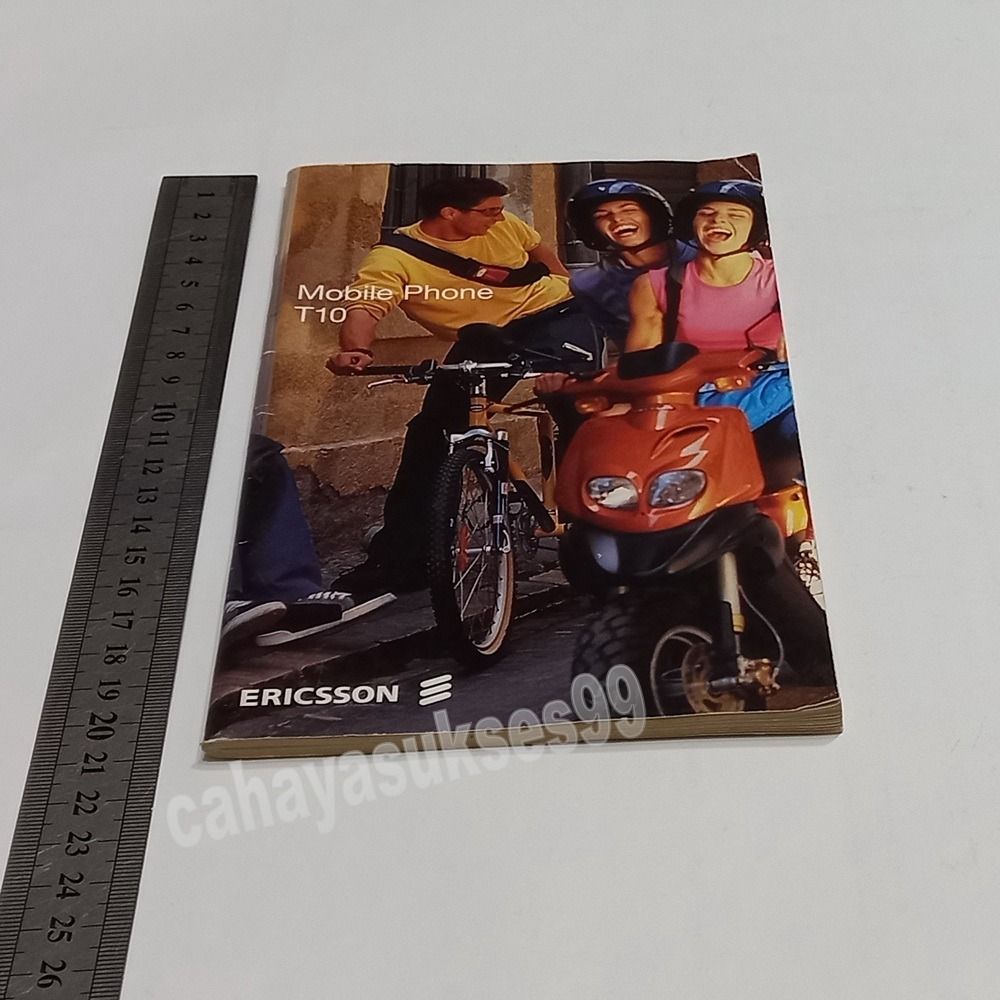 Manual Book Ericsson T10 Buku Manual Handphone Vintage Mobile Phone ...