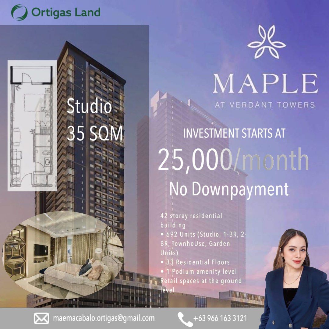 Maple at Verdant tower at Ortigas East on Carousell