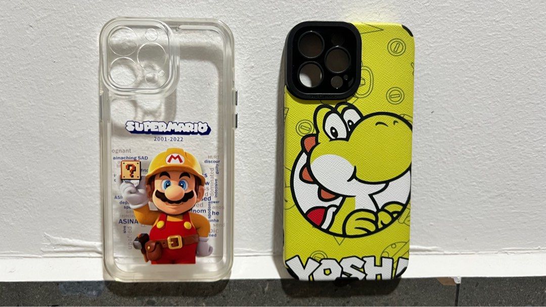 Mario and Yoshi iPhone 13 PM casing, Mobile Phones & Gadgets, Mobile ...