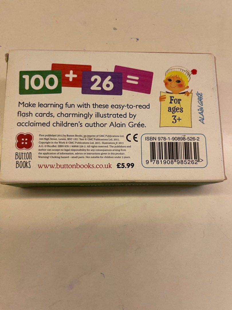 Mathematic flash cards, Hobbies & Toys, Toys & Games on Carousell