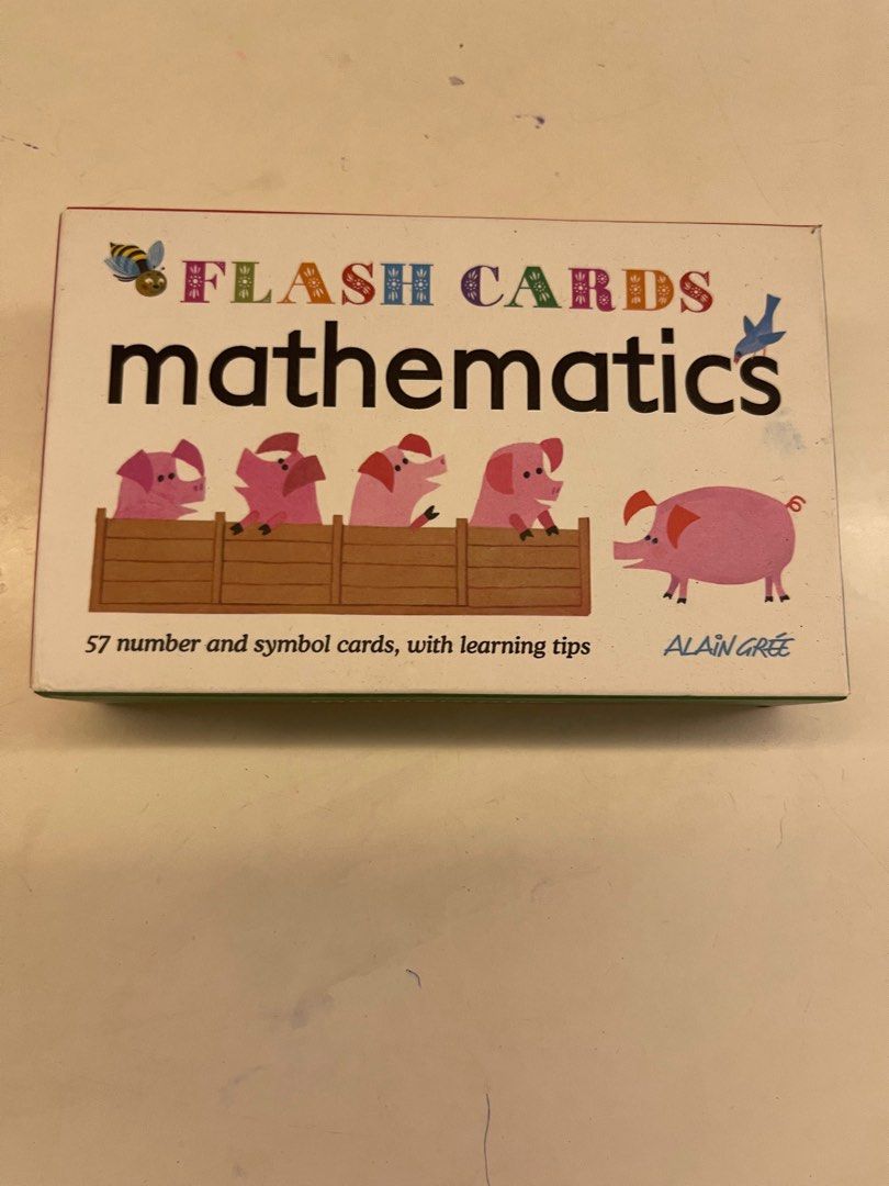 Mathematic flash cards, Hobbies & Toys, Toys & Games on Carousell